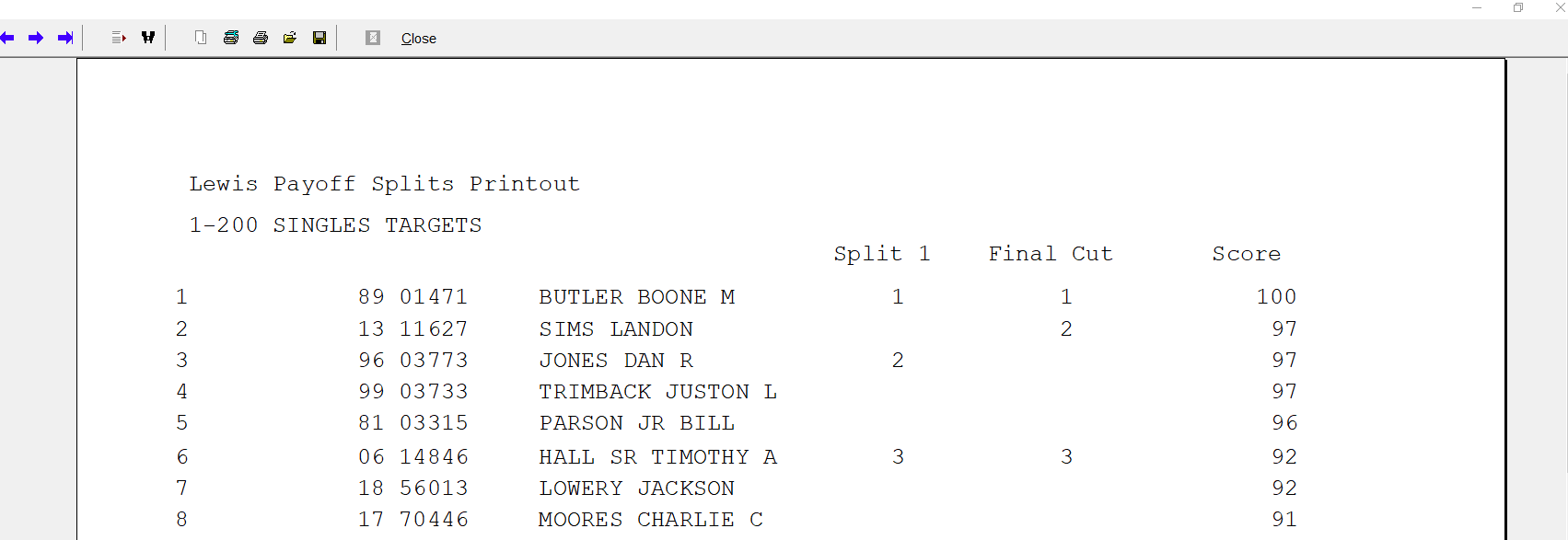 5-LEWIS CLASS | 3S Shooting Sports Software
